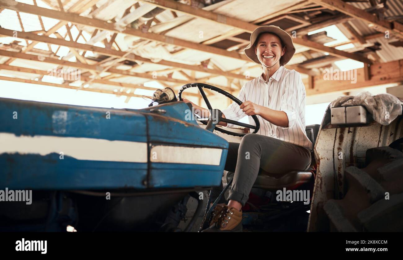 Farmer posing with tractor hi-res stock photography and images - Alamy