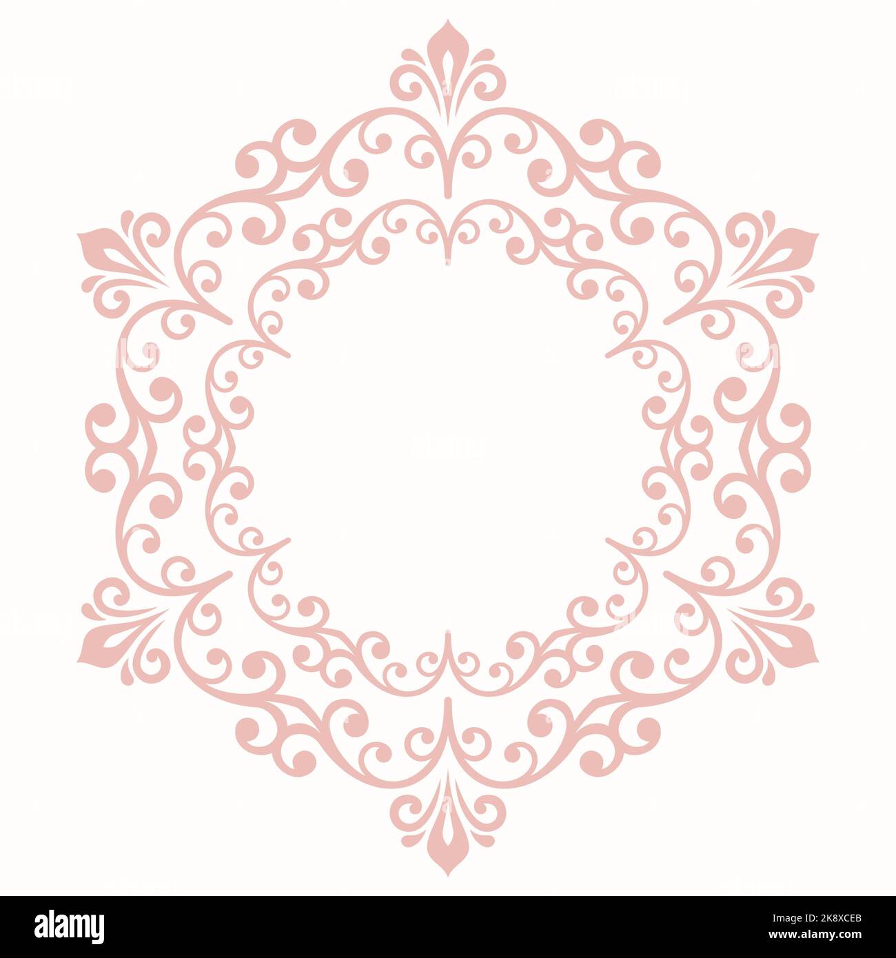 Elegant vintage vector ornament in classic style. Abstract traditional ...