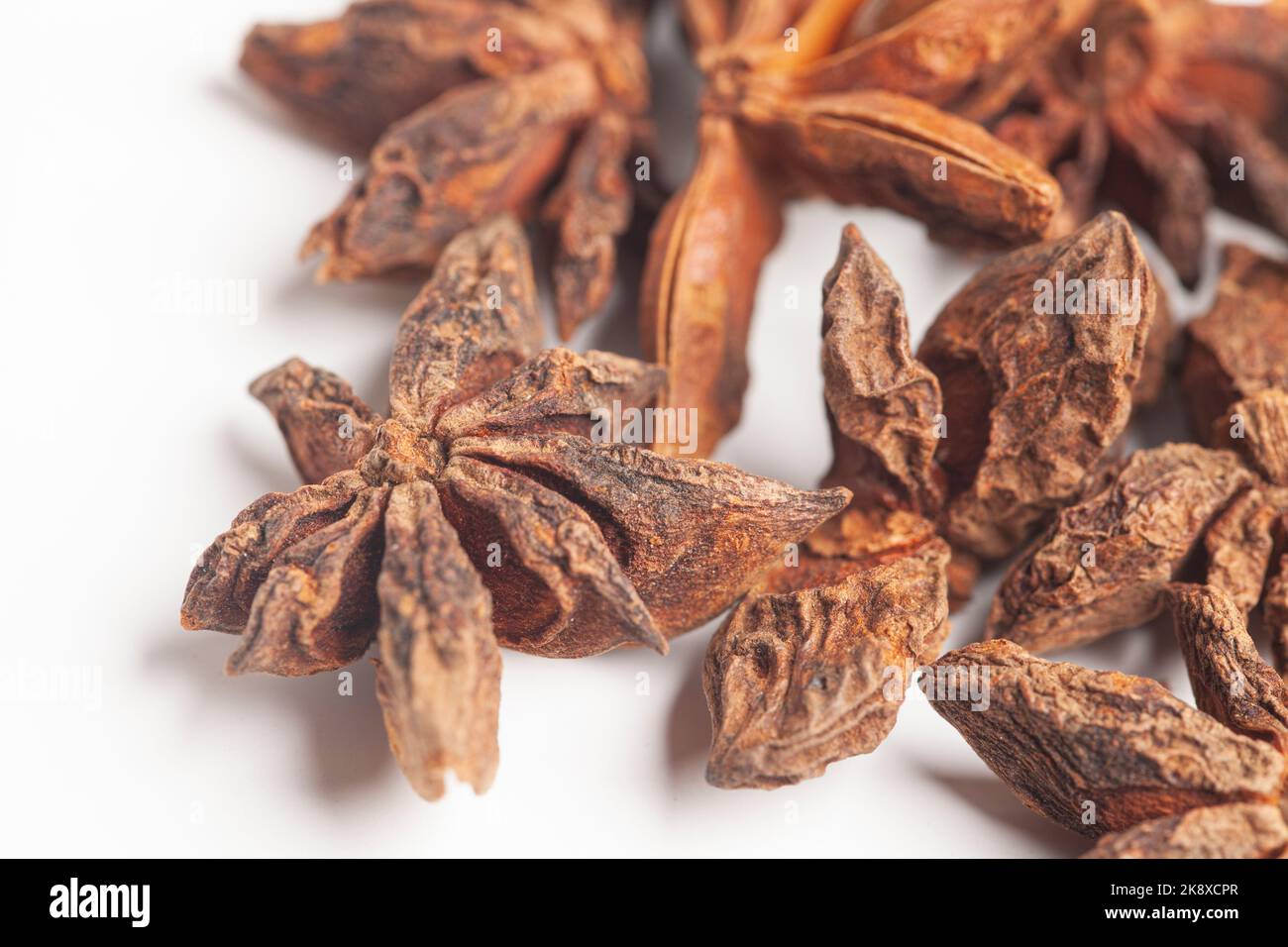 Star anises dried spice fruits Stock Photo - Alamy