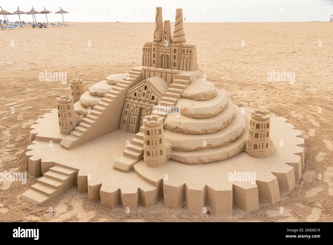 Big sand castle on hi-res stock photography and images - Alamy