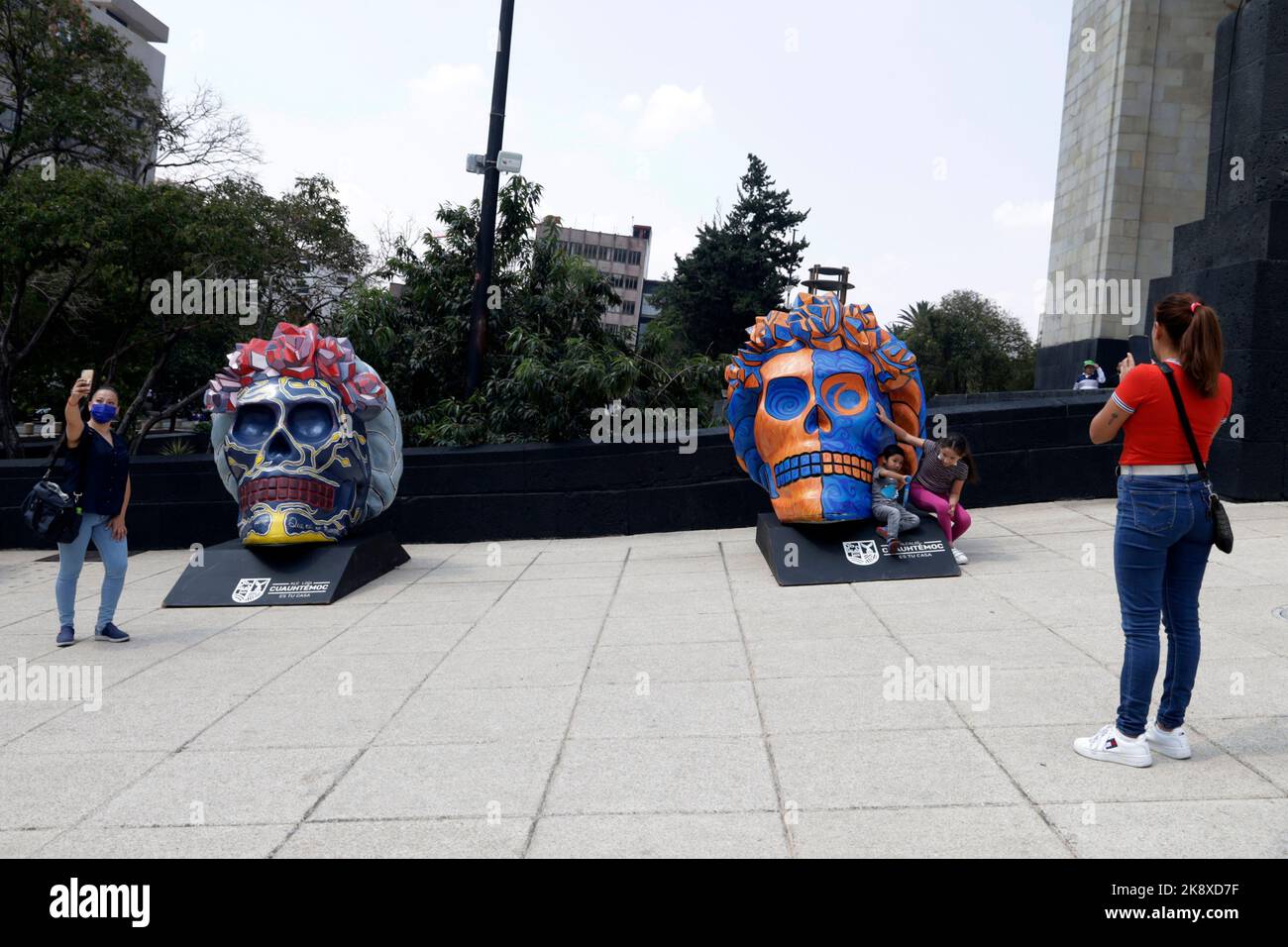 Non Exclusive: October 24, 2022, Mexico City, Mexico: Persons attend ...