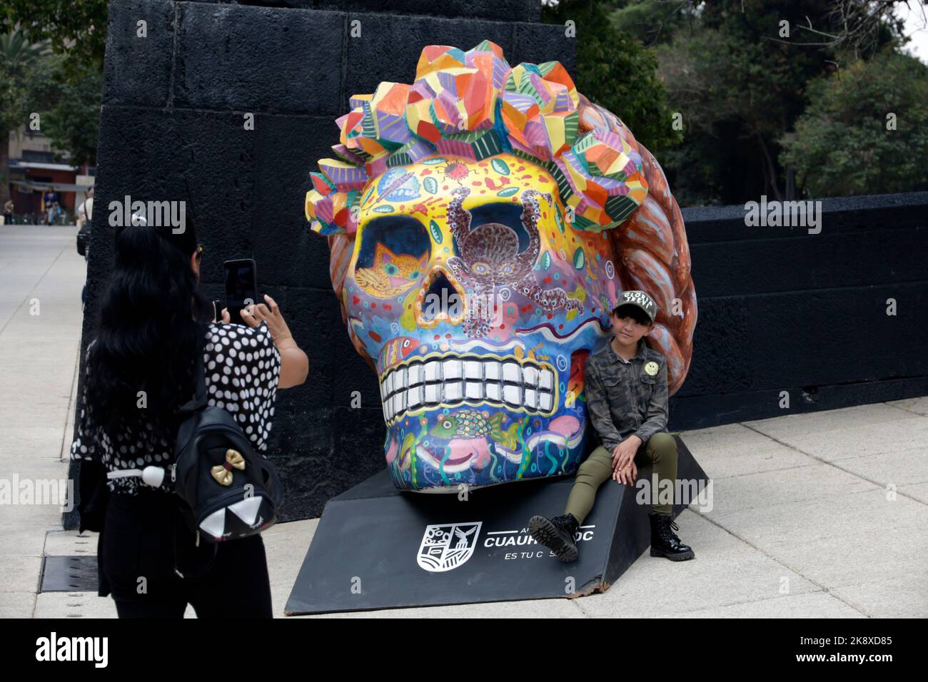 Non Exclusive: October 24, 2022, Mexico City, Mexico: Persons attend ...