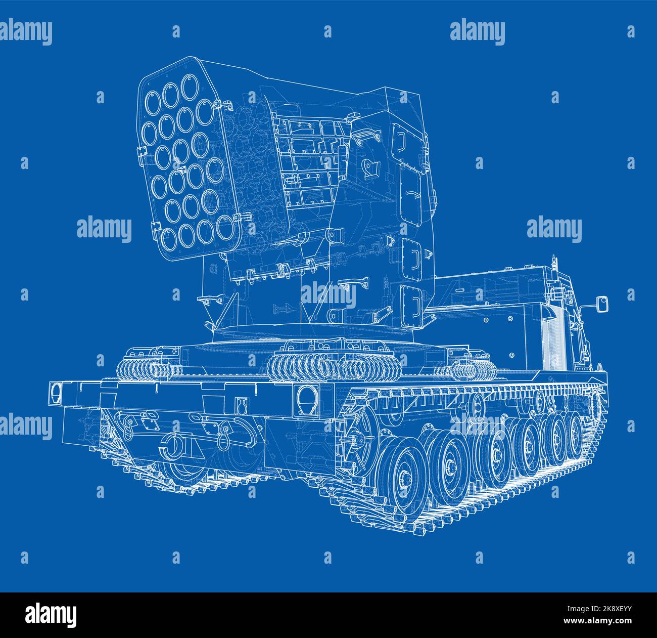 Military track missle system. Vector Stock Vector Image & Art - Alamy