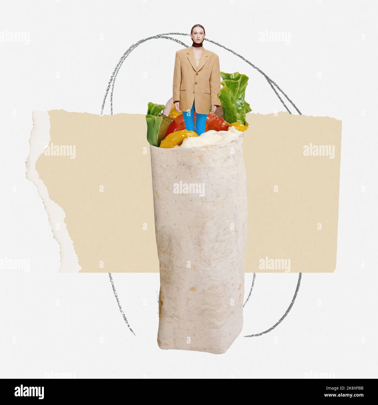 Inside shawarma hi-res stock photography and images - Alamy