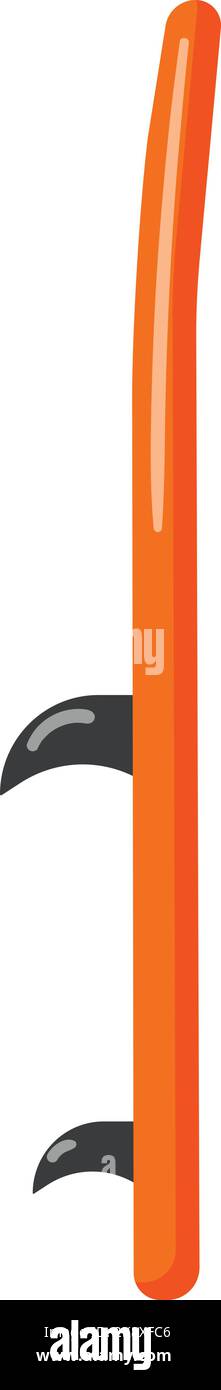 Side of surfboard icon cartoon vector. Surf board shape Stock Vector Image & Art - Alamy