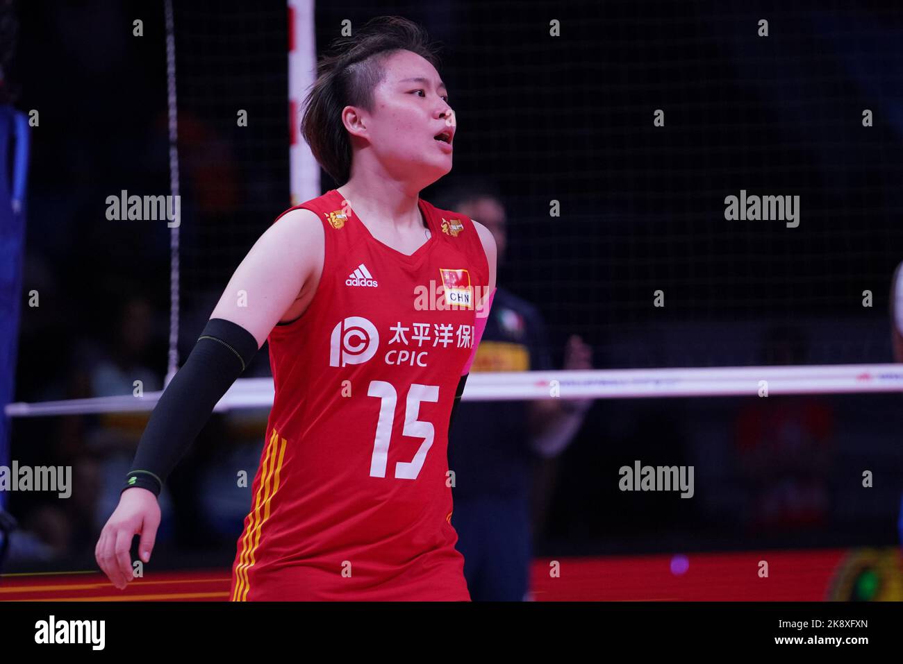 ANKARA, TURKIYE - JUNE 04, 2022: Wang Weiyi in China vs Italy VNL Pool ...