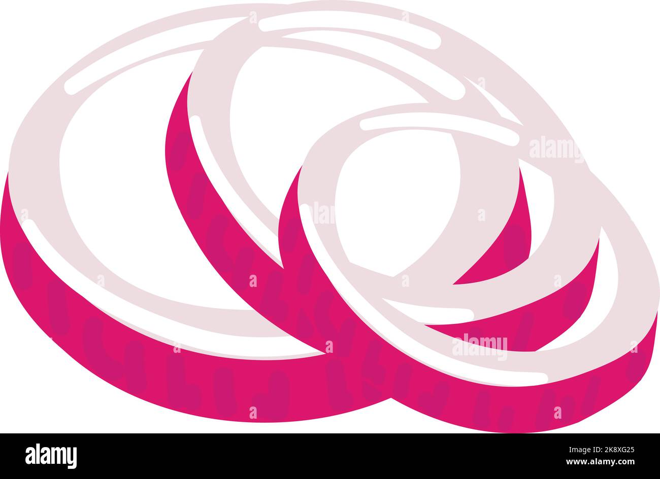 Circle onion icon cartoon vector. Burger bun Stock Vector Image & Art ...