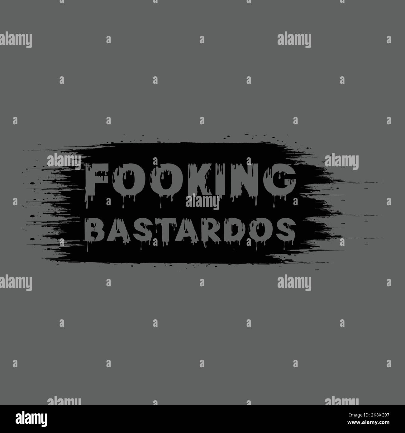 Fooking bastardos typography text effect with paint texture background ...