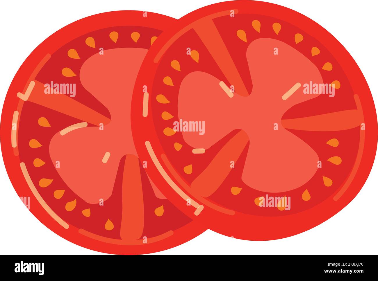 Burger tomato icon cartoon vector. Meat food Stock Vector Image & Art ...