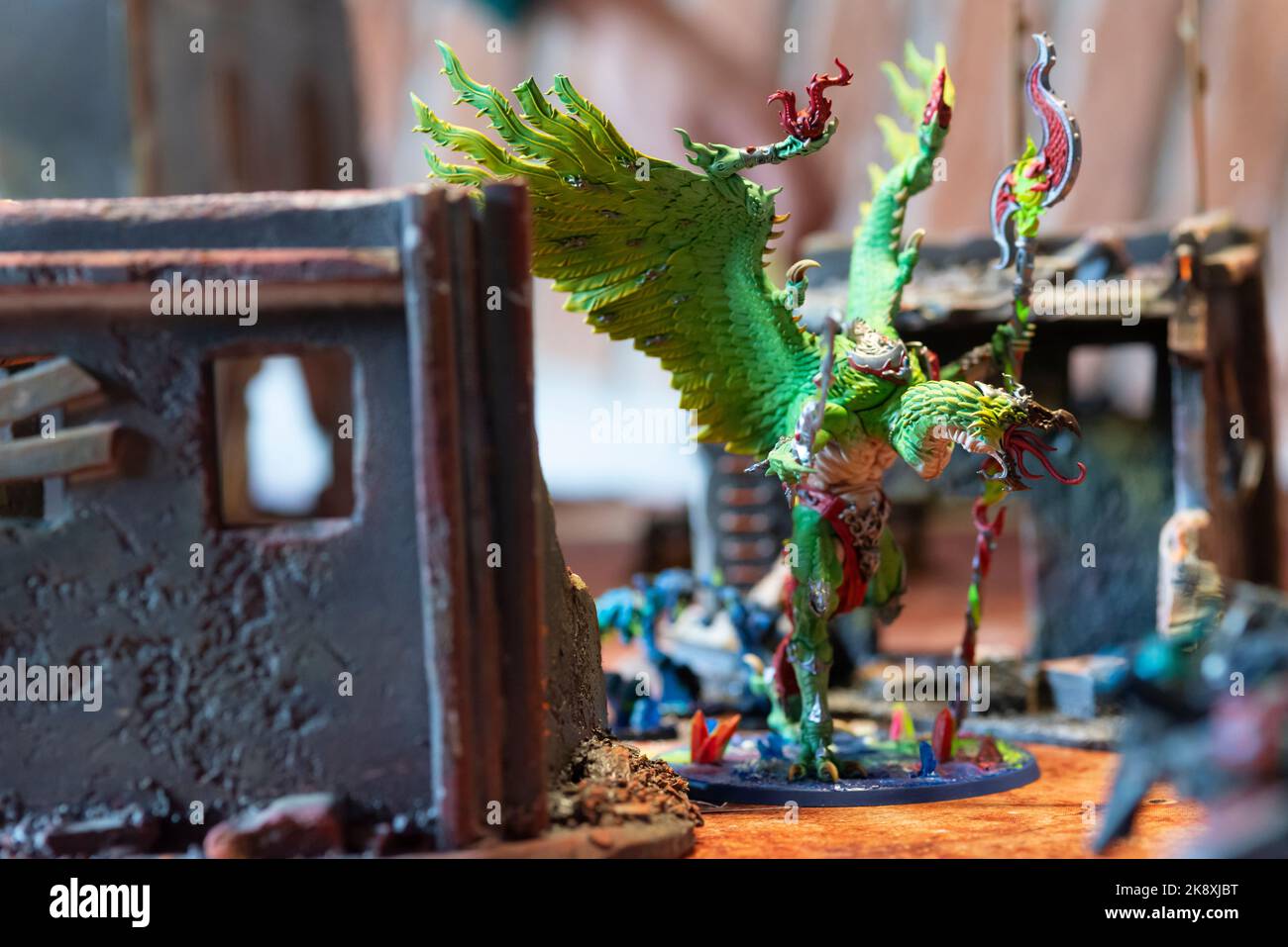 Set of Playing Action Figures, Warhammer 40,000 Miniature Figure Stock ...