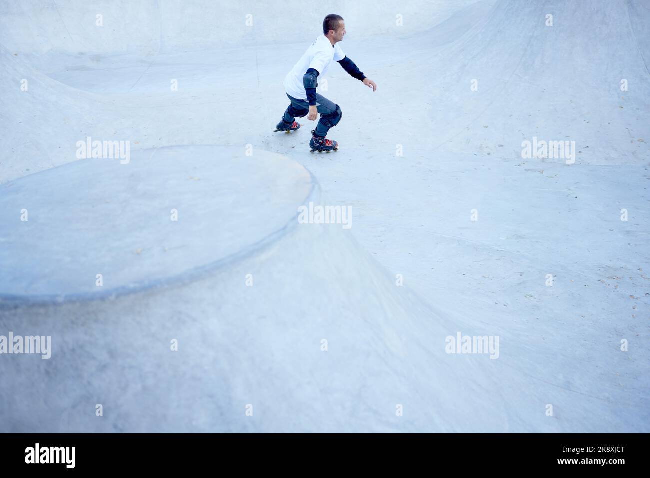 Inline skates and jump hi-res stock photography and images - Alamy