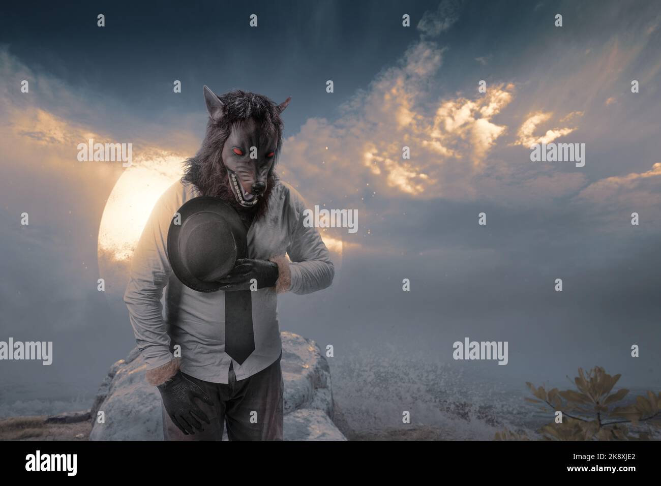 Werewolf scene hi-res stock photography and images - Alamy
