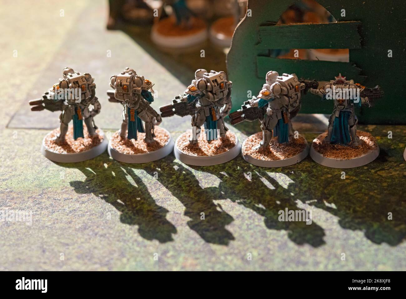 Set of Playing Action Figures, Warhammer 40,000 Miniature Figure Stock ...