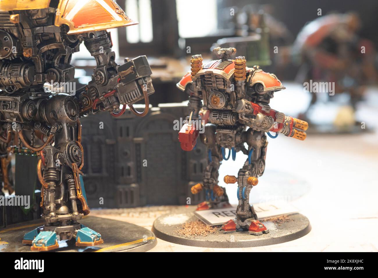 Set of Playing Action Figures, Warhammer 40,000 Miniature Figure Stock ...