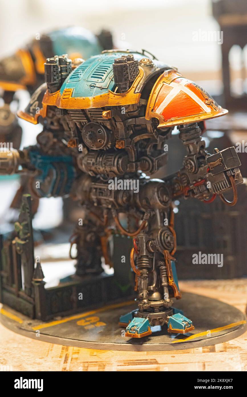 Set of Playing Action Figures, Warhammer 40,000 Miniature Figure Stock ...