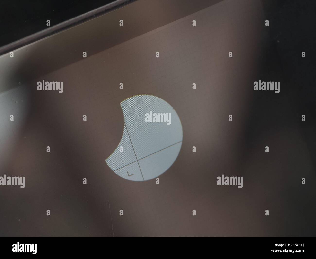 Sheerness, Kent, UK. 25th Oct, 2022. UK Weather: the partial solar ...