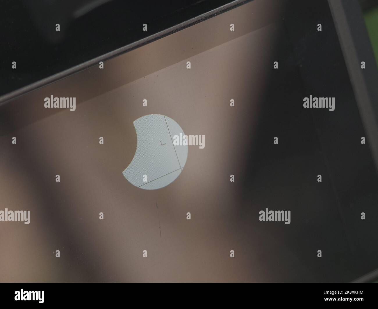 Sheerness, Kent, UK. 25th Oct, 2022. UK Weather: the partial solar ...