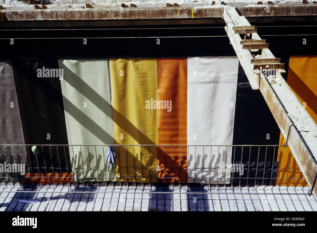 Construction of the D line of Lyon's underground, Lyon, France Stock ...