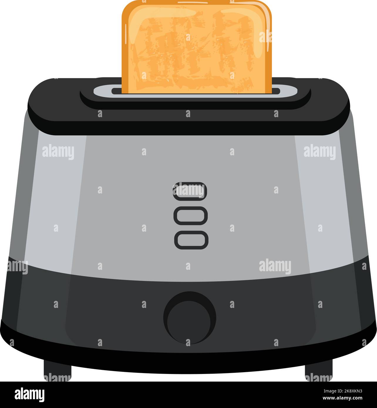 Sandwich toaster icon cartoon vector. Bread machine Stock Vector Image ...