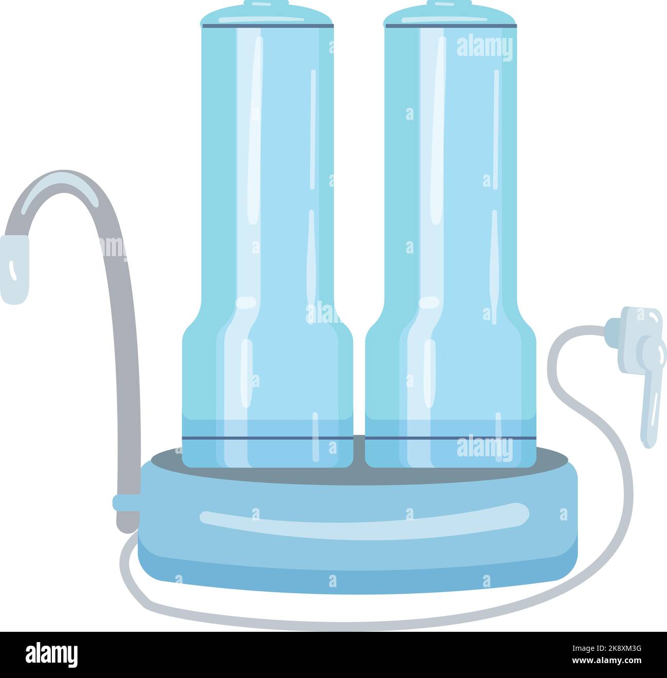 Filter system icon cartoon vector. Water purification Stock Vector ...