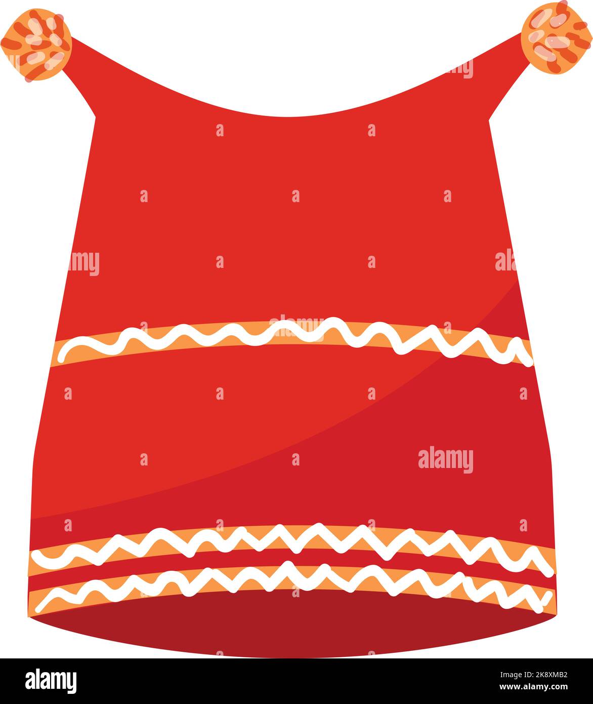 Kid winter hat icon cartoon vector. Cold cap Stock Vector Image & Art ...