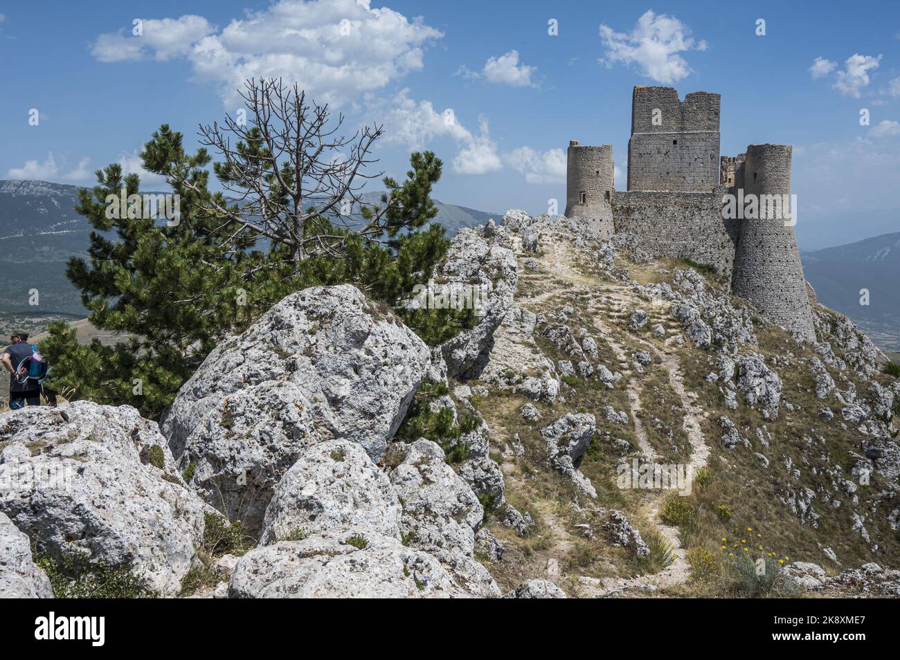 The ancient castle of Rocca Calascio where the film Ladyhawke was ...