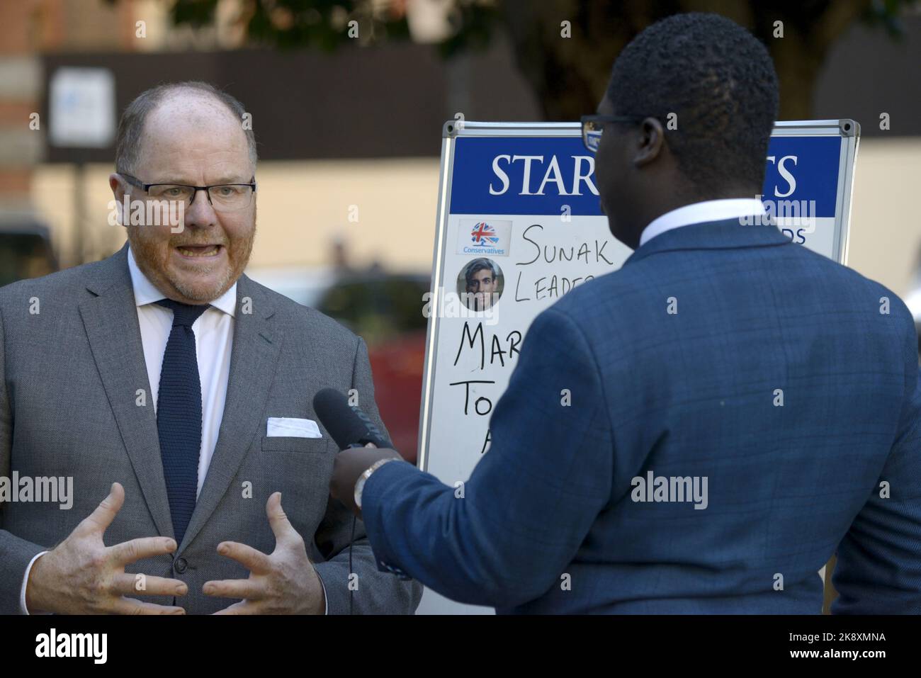 George Freeman MP (Con: Mid Norfolk) in Westminster, on the day Rishi ...
