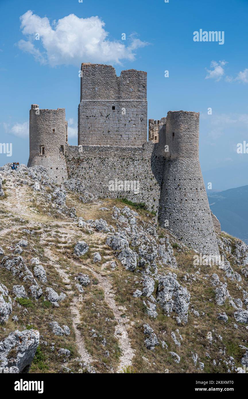 The ancient castle of Rocca Calascio where the film Ladyhawke was ...