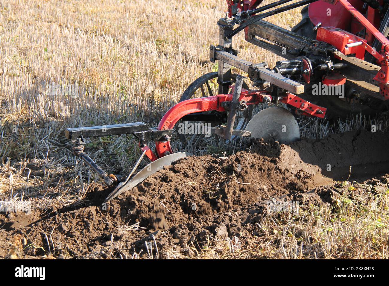 Vintage single furrow hi-res stock photography and images - Alamy