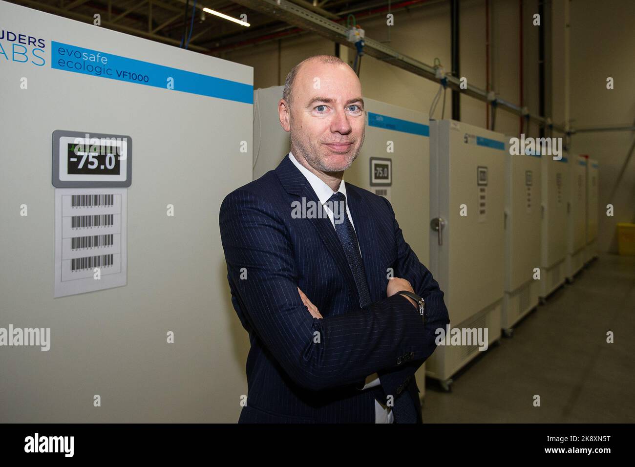 President FOD-SPF Dirk Ramaekers poses for the photographer during a ...