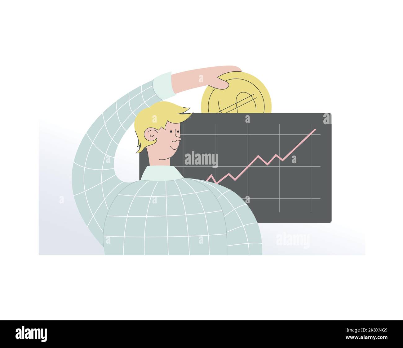 Broker chart market Stock Vector Images - Alamy