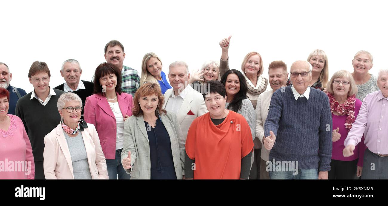 Happy smiling people stading together Stock Photo - Alamy