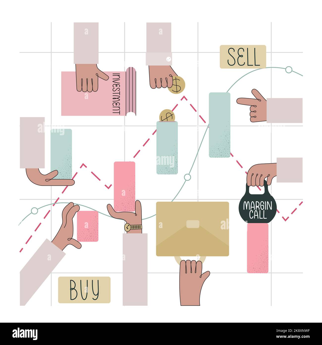 Margin call Stock Vector Images - Alamy