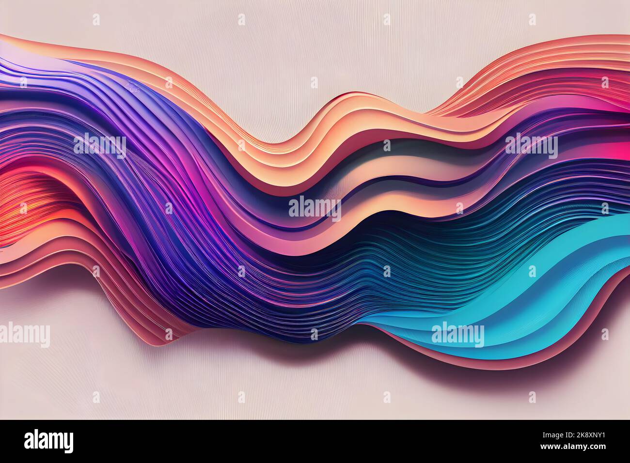Wave curl rainbow hi-res stock photography and images - Alamy