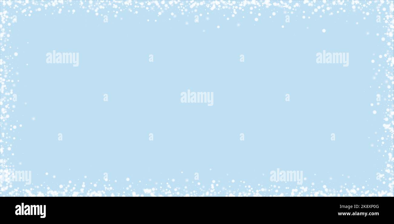 Magic falling snow christmas background. Subtle flying snow flakes and ...