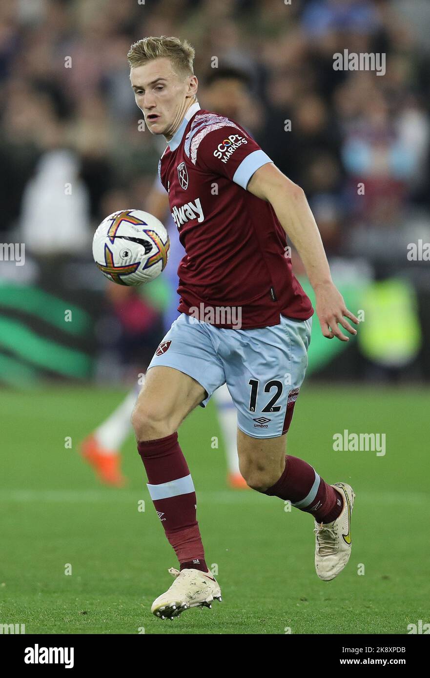 London, England, 24th October 2022. Flynn Downes of West Ham United ...