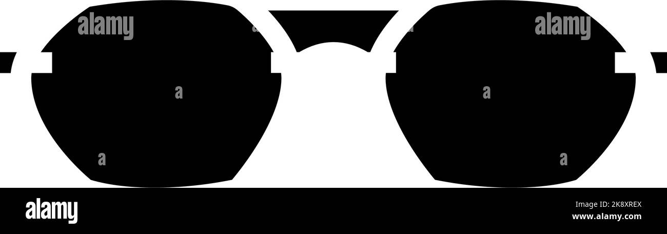 modern glasses optical glyph icon vector illustration Stock Vector ...