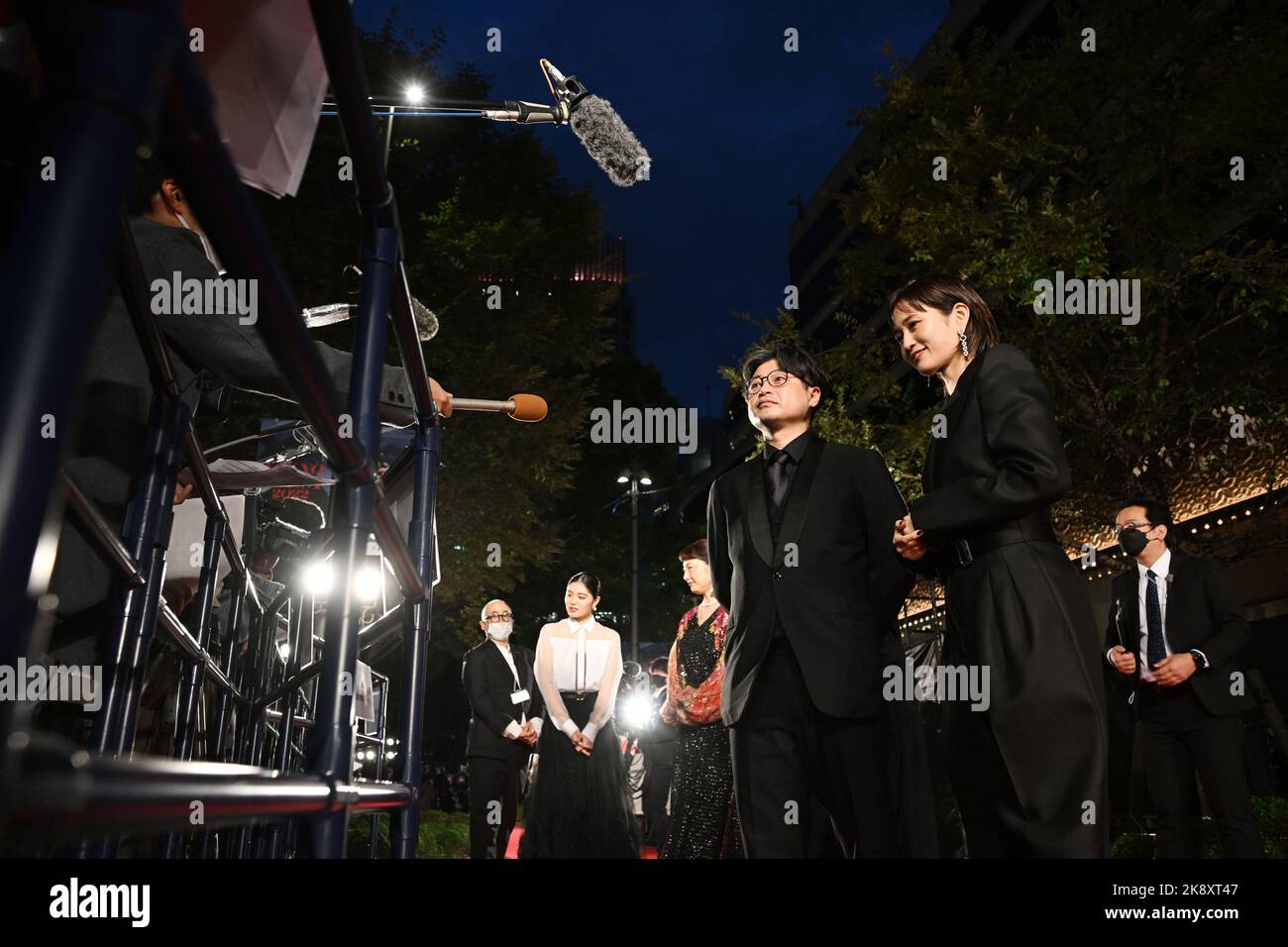Shingo Matsumura, Atsuko Maeda, October 24, 2022 - The 35th Tokyo International Film Festival ...