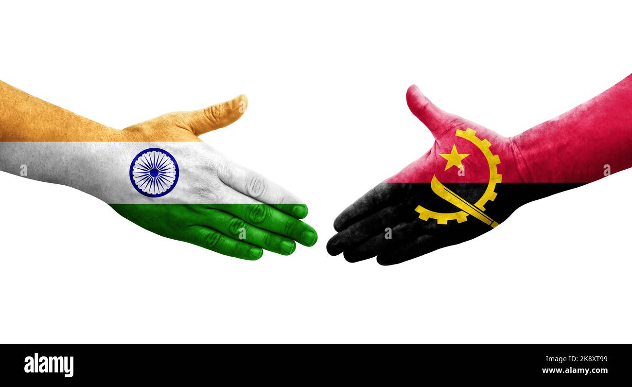 Angola india flag hi-res stock photography and images - Alamy