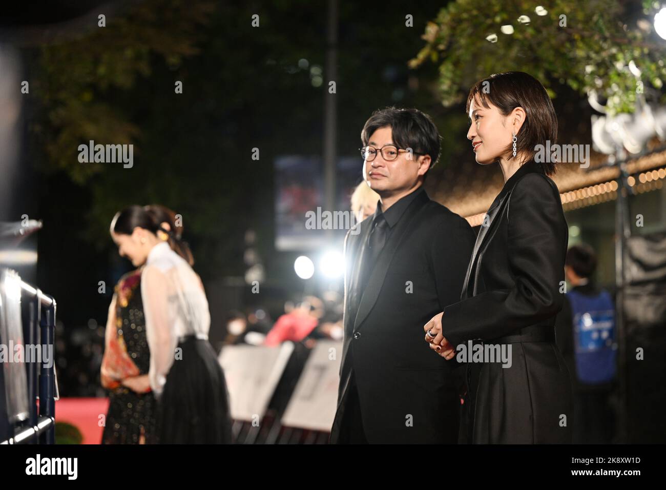 Shingo Matsumura, Atsuko Maeda, October 24, 2022 - The 35th Tokyo International Film Festival ...
