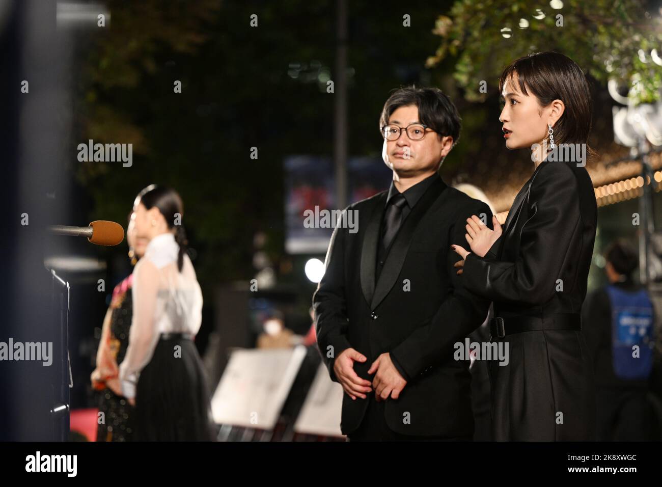 Shingo Matsumura, Atsuko Maeda, October 24, 2022 - The 35th Tokyo International Film Festival ...