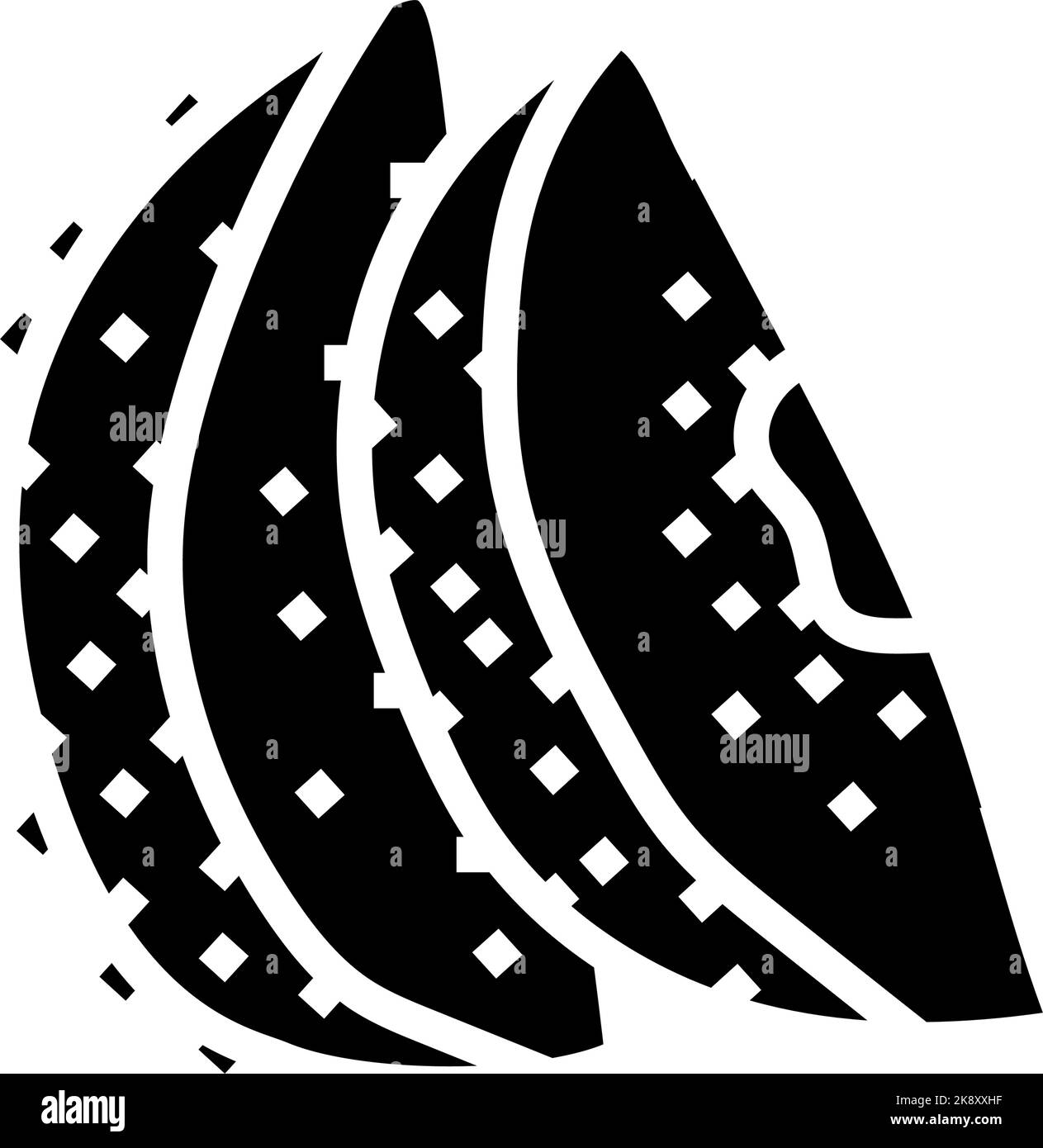 kiwi food glyph icon vector illustration Stock Vector Image & Art - Alamy