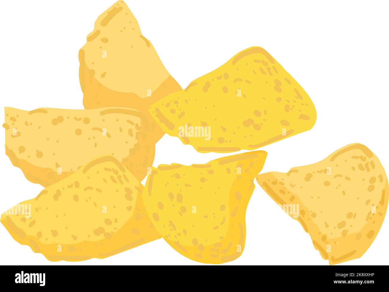 Nachos icon cartoon vector. Mexican food Stock Vector Image & Art - Alamy