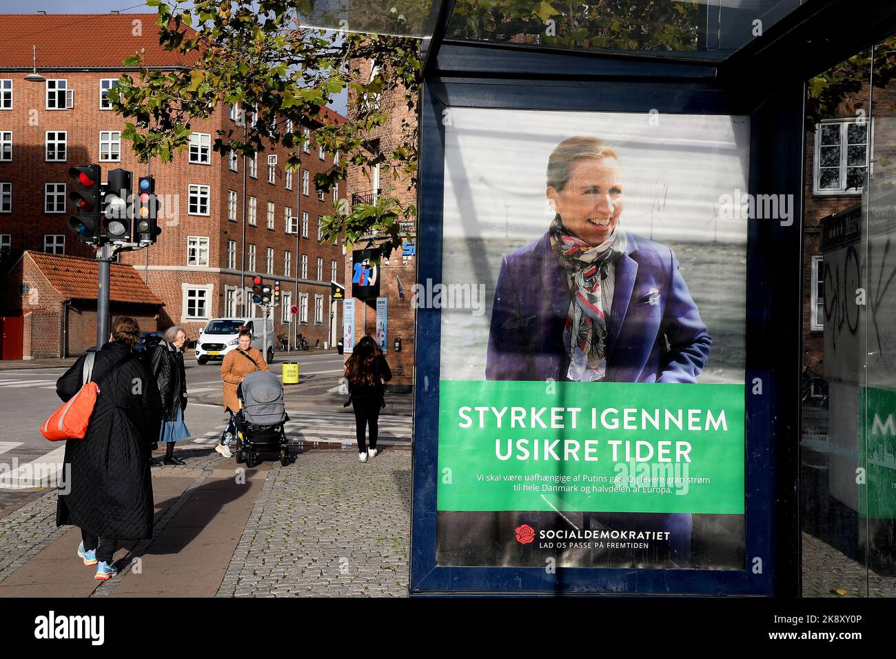 Copenhagen/Denmark/25 October 2022/Danish prime minister social ...