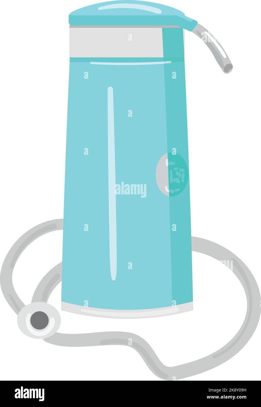 Water treatment jug icon cartoon vector. Filter purification Stock ...
