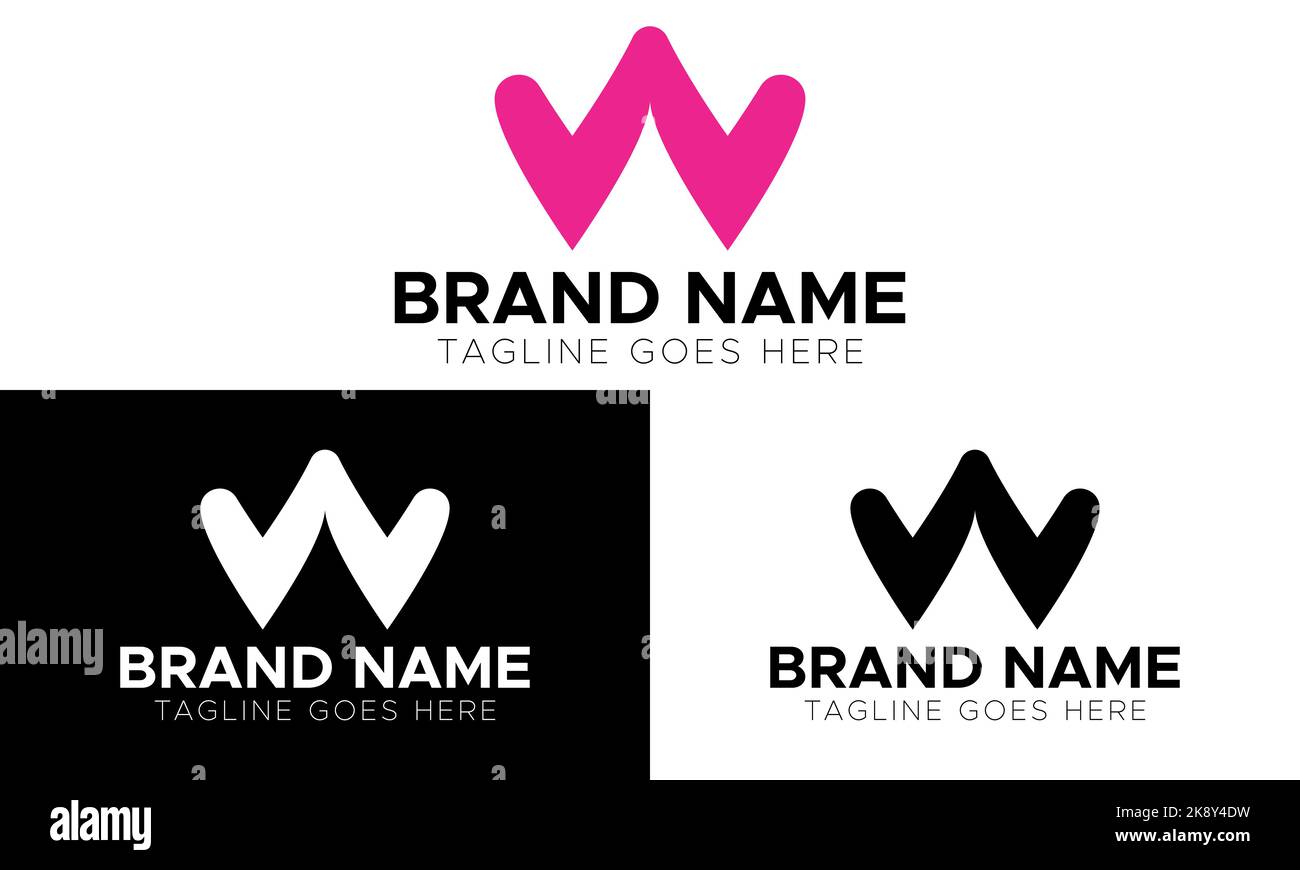 Love vector logo design hi-res stock photography and images - Alamy