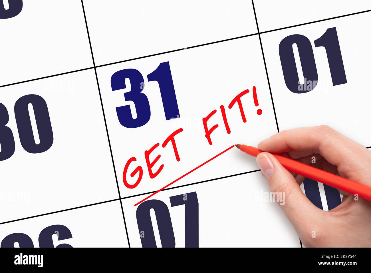 Cardio calendar hi-res stock photography and images - Alamy