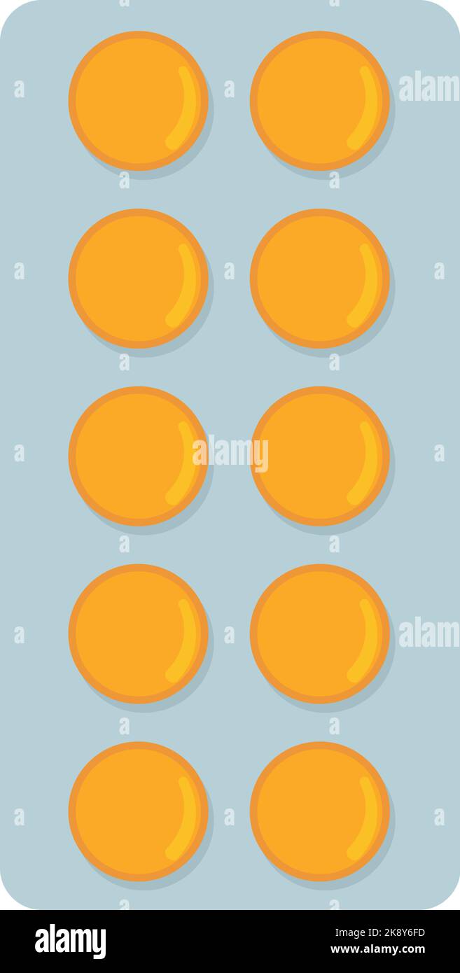 Pill blister icon cartoon vector. Tablet pack Stock Vector Image & Art ...