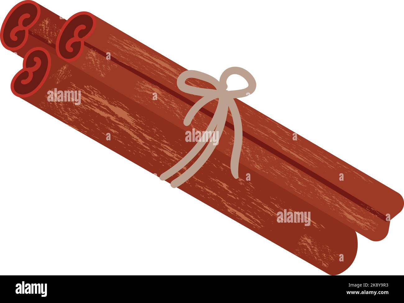 Cinnamon stack icon cartoon vector. Hot drink Stock Vector Image & Art ...