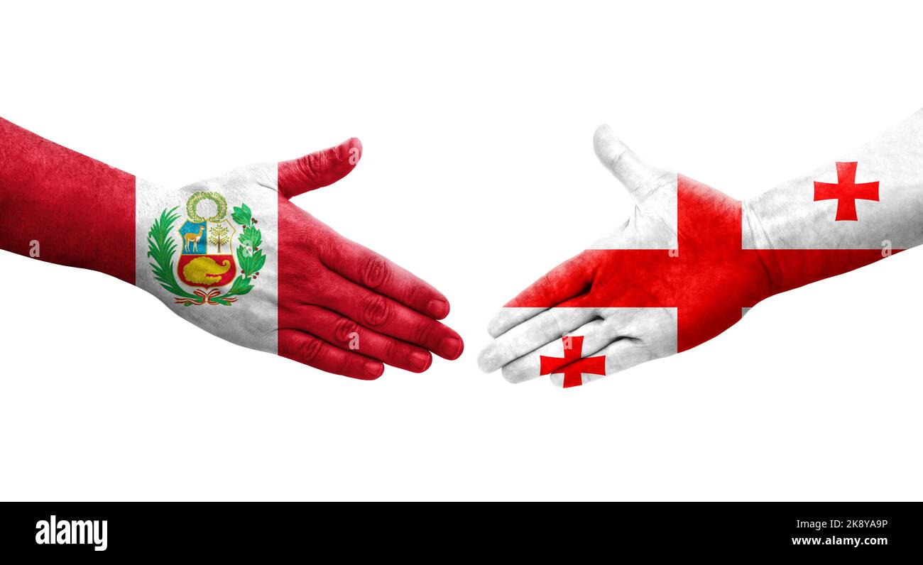 Georgia peru flag hi-res stock photography and images - Alamy